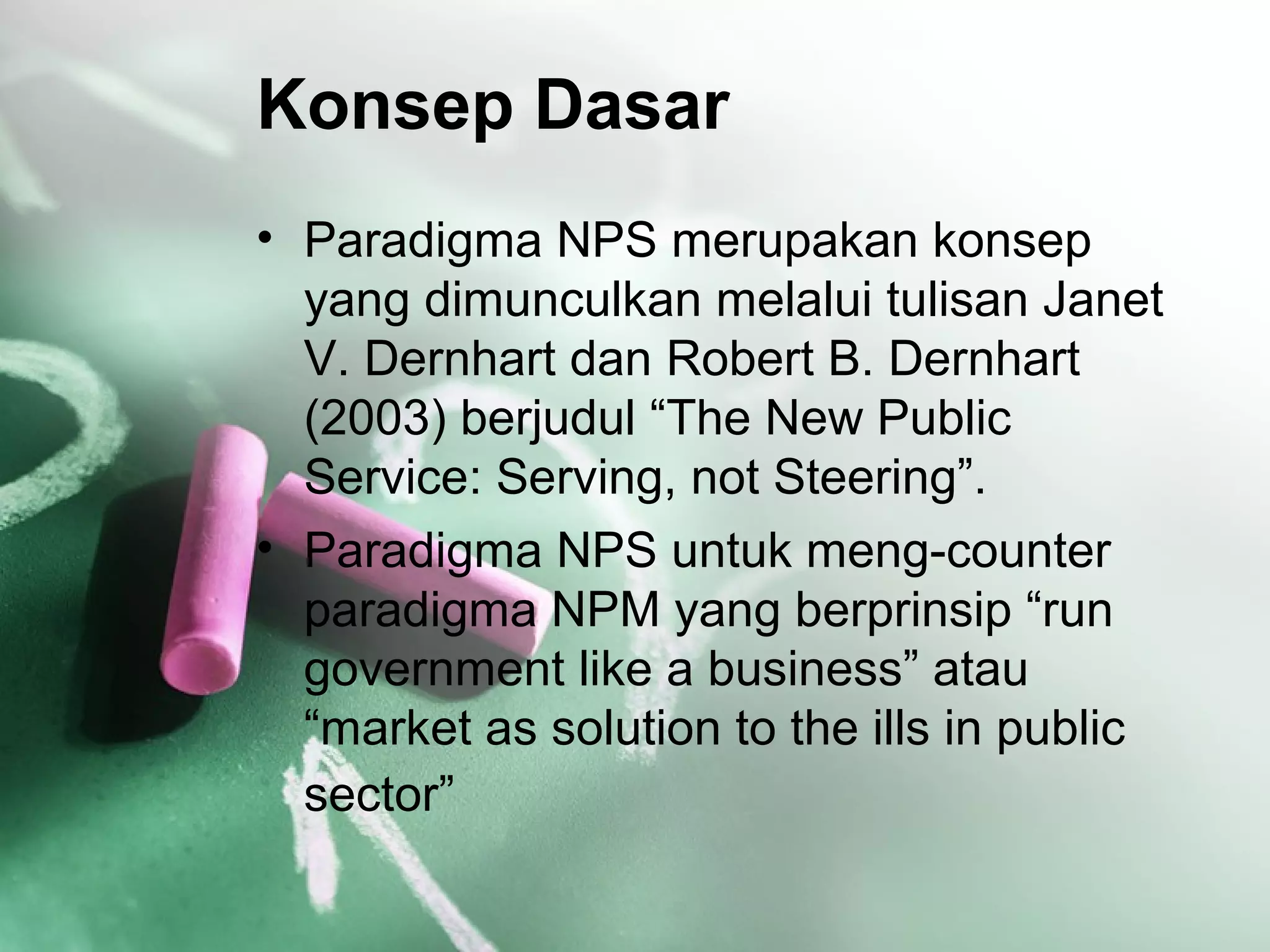 New public Service | PPT
