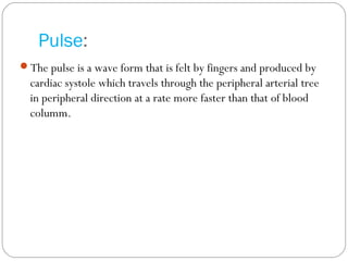 Types of Arterial pulses | PPT