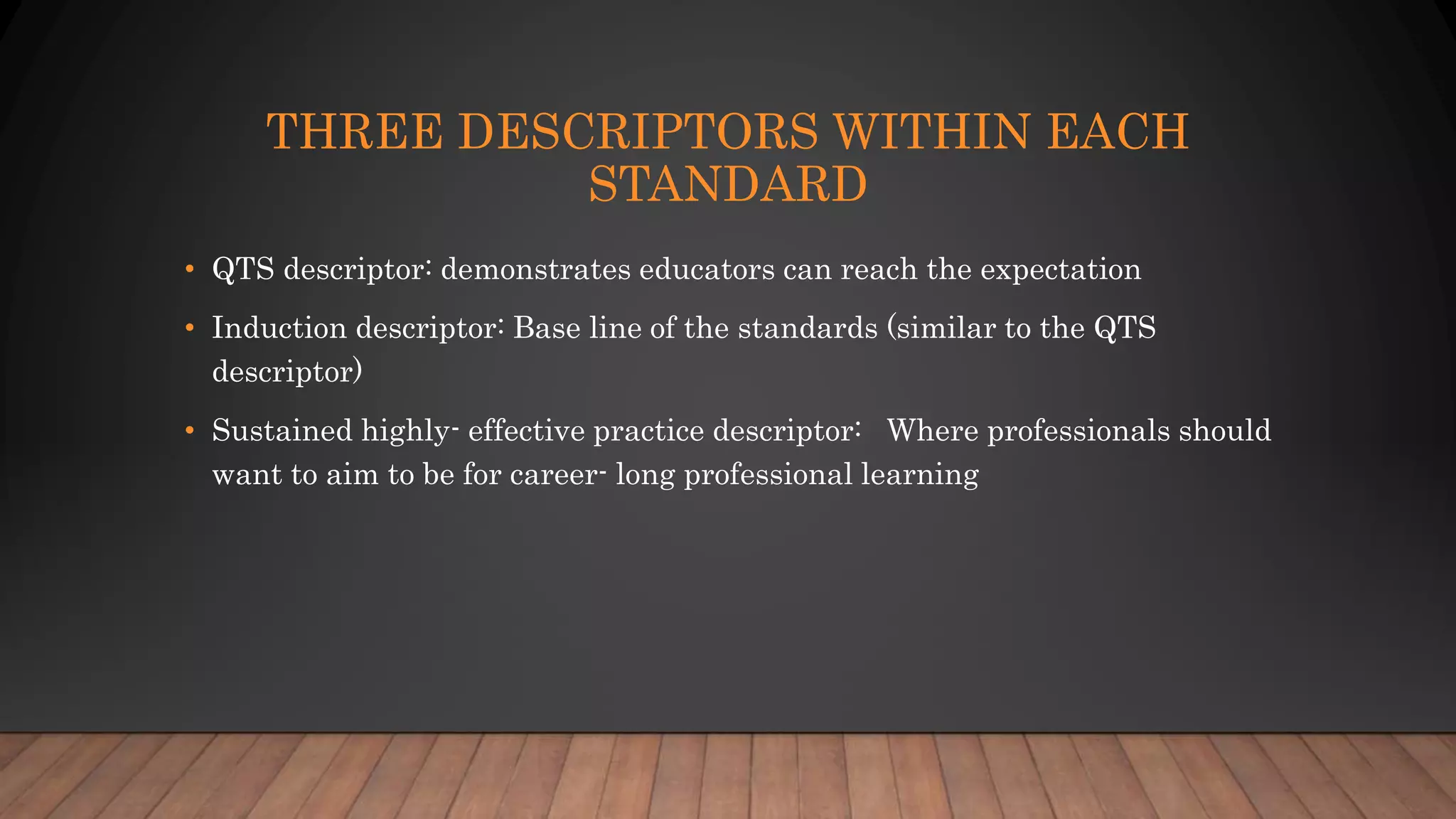 An introduction to the Professional Standards (Wales) | PPTX