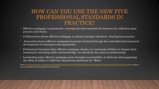 An introduction to the Professional Standards (Wales) | PPT