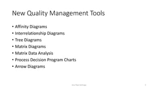 New quality management tools | PPTX