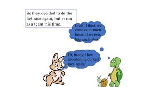 Motivational story on Team Building - New Rabbit and Tortoise Story | PPTX