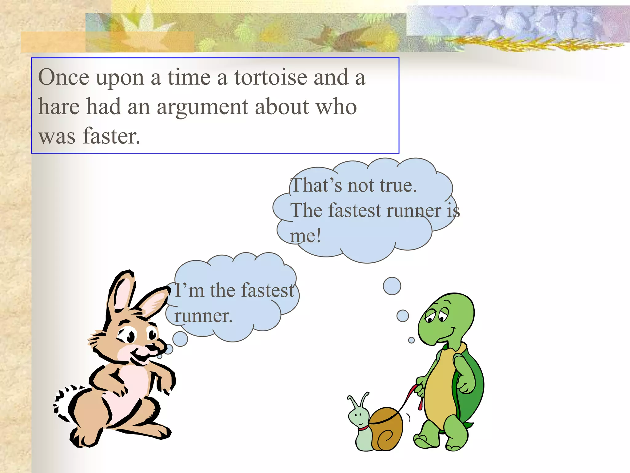 New rabbit & tortoise story | PPS