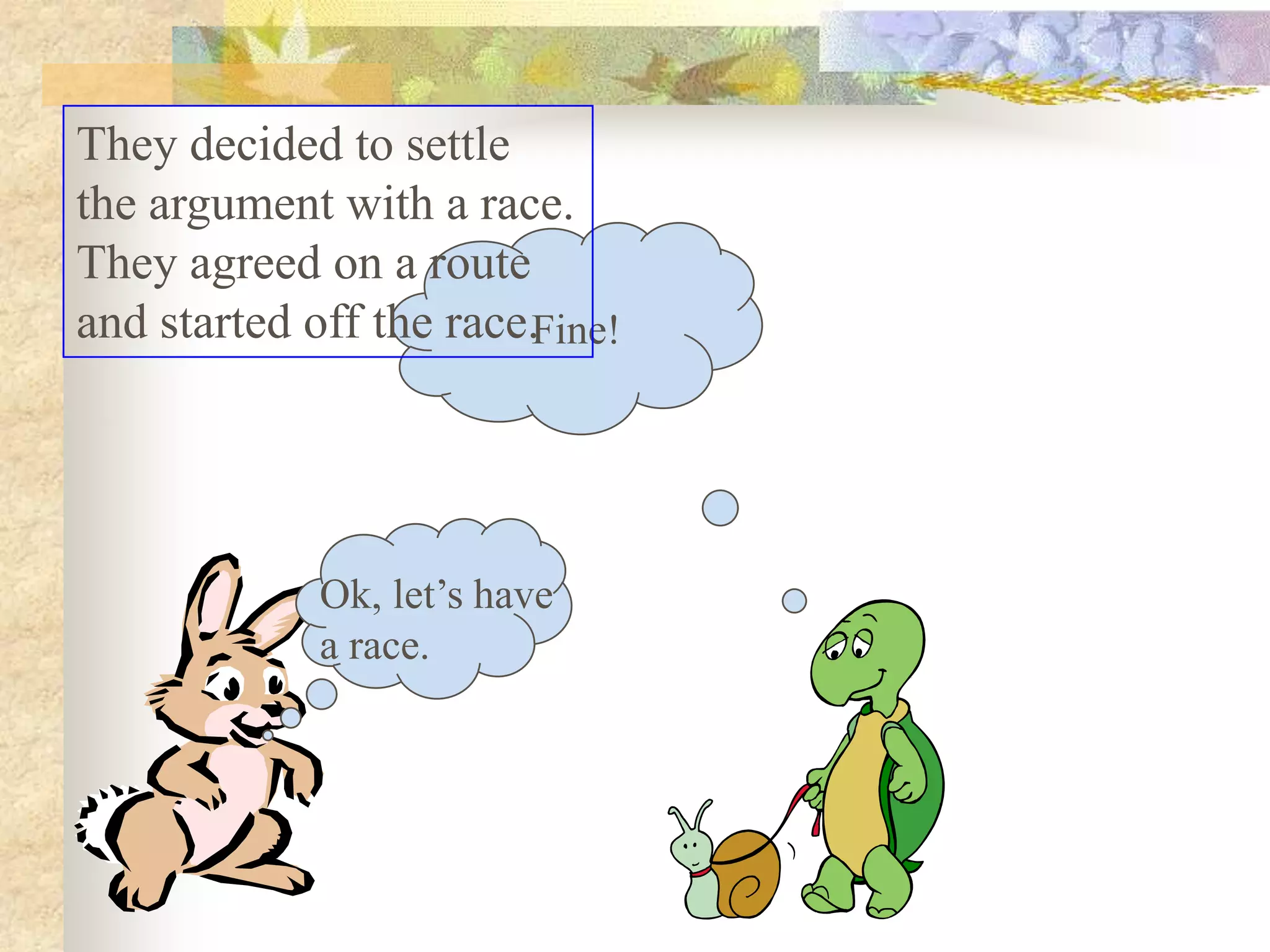 New rabbit & tortoise story | PPS