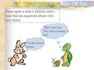 New rabbit & tortoise story | PPTX