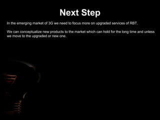 New rbt product | PPT | Telecommunications Industry | Industries