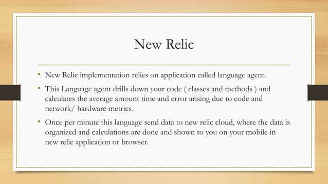 New relic | PPTX | Computer Software and Applications | Computing