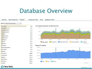 New Relic: Optimizing The Database SQL and NoSQL Alike | PDF