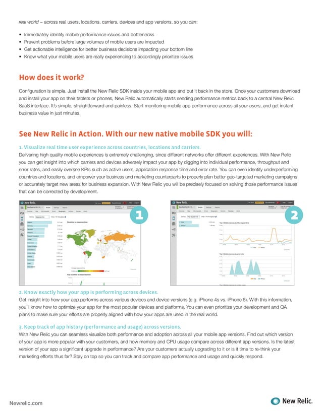 New Relic WhitePaper Monitoring Mobile Apps | PDF