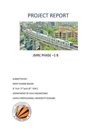JMRC TRAINING FINAL REPORT | PDF | Rail Travel | Travel Type