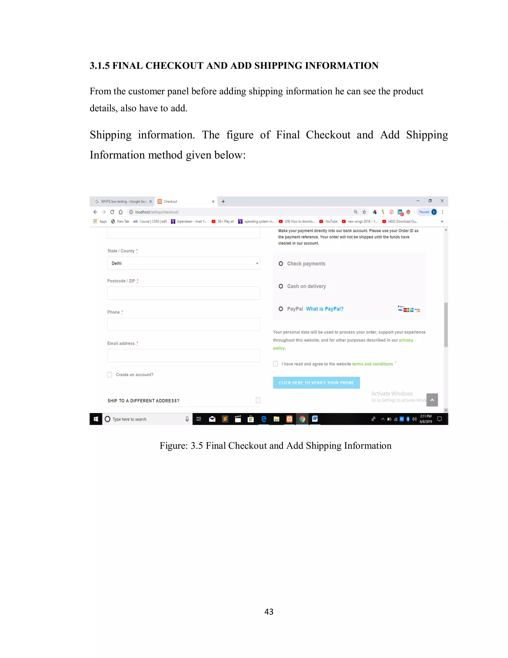 e commerce project report,E-Commerce,Eshop,report | PDF