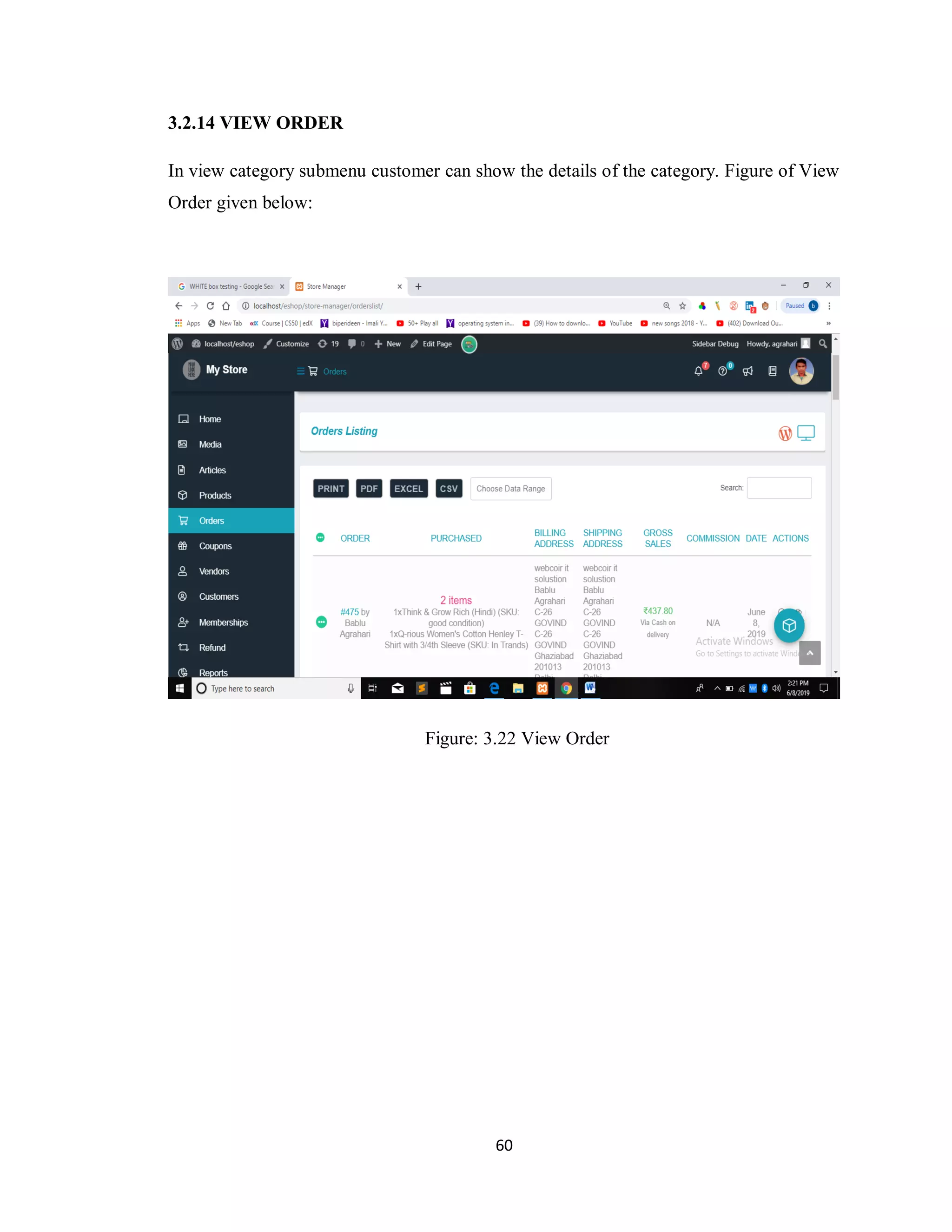 e commerce project report,E-Commerce,Eshop,report | PDF