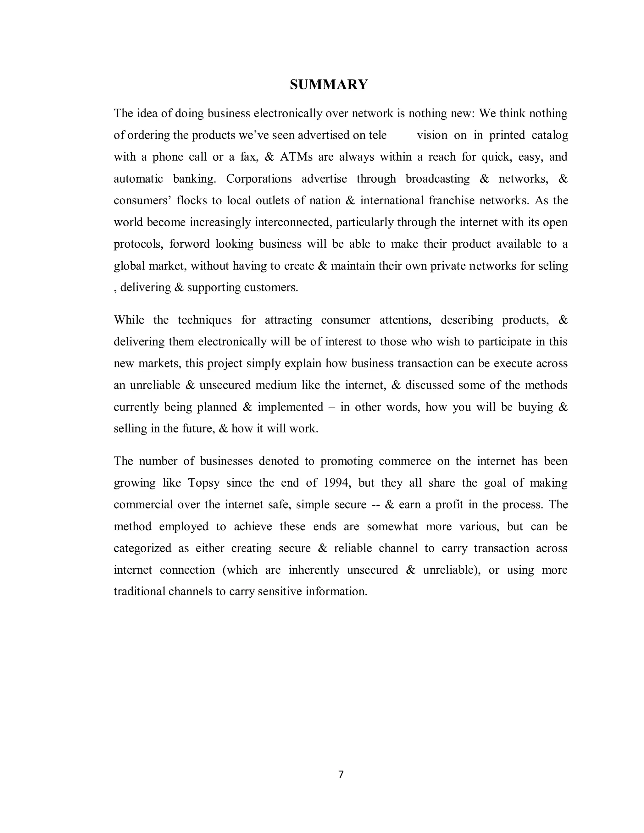 e commerce project report,E-Commerce,Eshop,report | PDF | Business ...