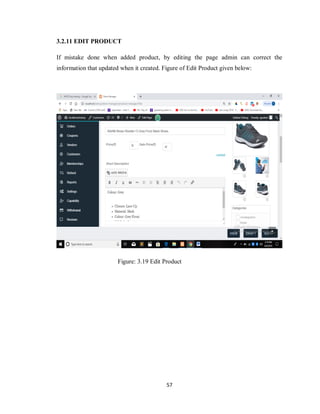 e commerce project report,E-Commerce,Eshop,report | PDF