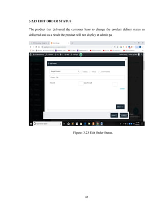 e commerce project report,E-Commerce,Eshop,report | PDF
