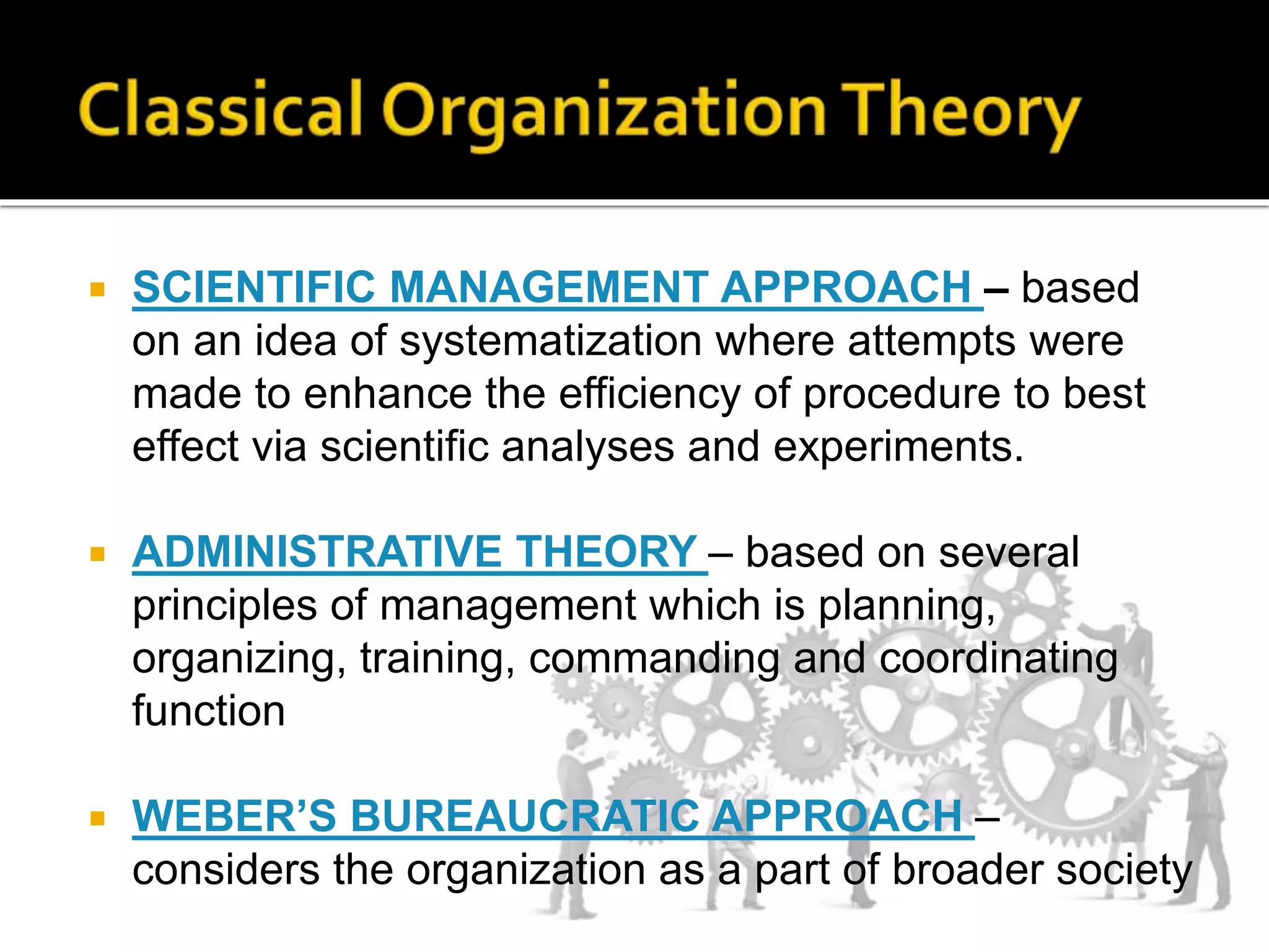 Organizational Theories & Management Styles | PPTX