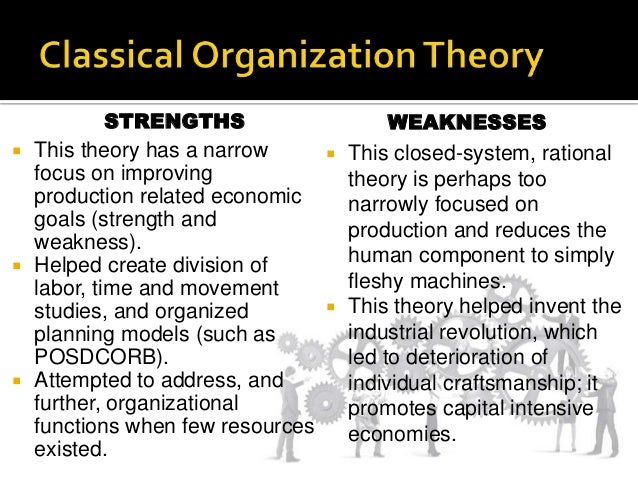 What Is Classical Management Theory