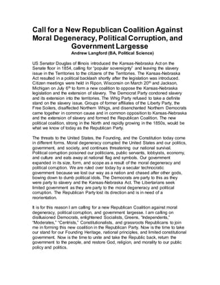 New republican coalition | PDF