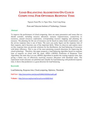 New research article 2020 june isuue international journal on cloud computing services and ...