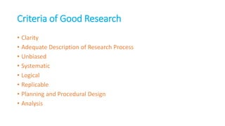 Research Methodology | PPT