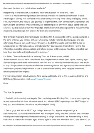 BBFC 2013 survey | PDF