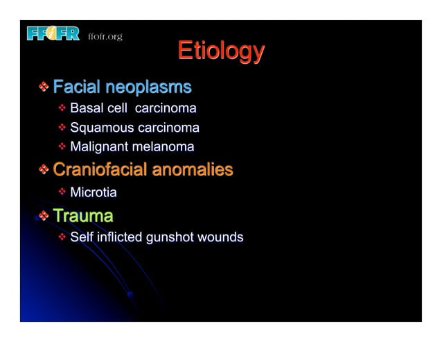 (New) restoration of facial defects basic priniciples | PDF