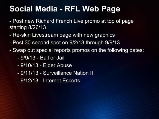 RFL - Digital Promotion Strategy | PDF | Entertainment