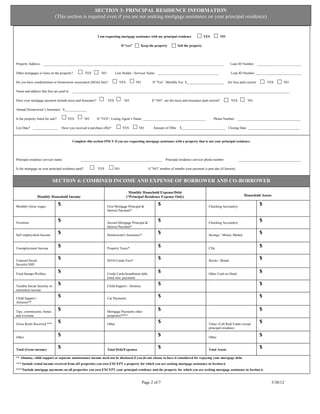 RMA - Request for mortgage assistance | PDF