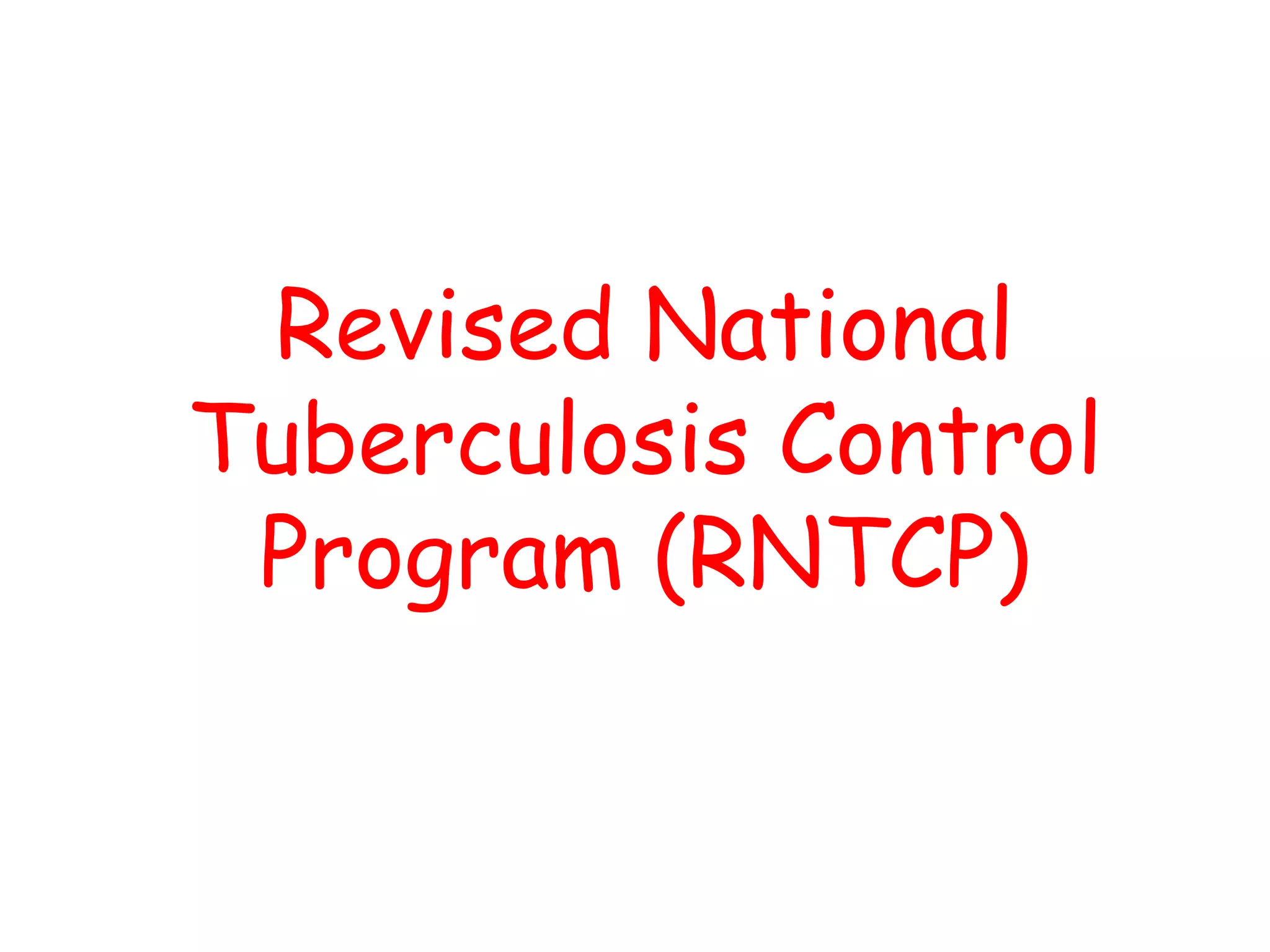 RNTCP | PPTX