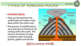 ROCKS BY PATRICK AFFUL (OCCLUDED PROF.) | PDF