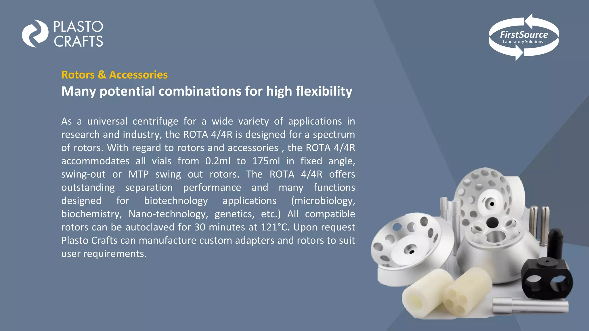 NEW ROTA 4R UNIVERSAL REFRIGERATED CENTRIFUGE - MARKETED by FIRSTSOURCE ...