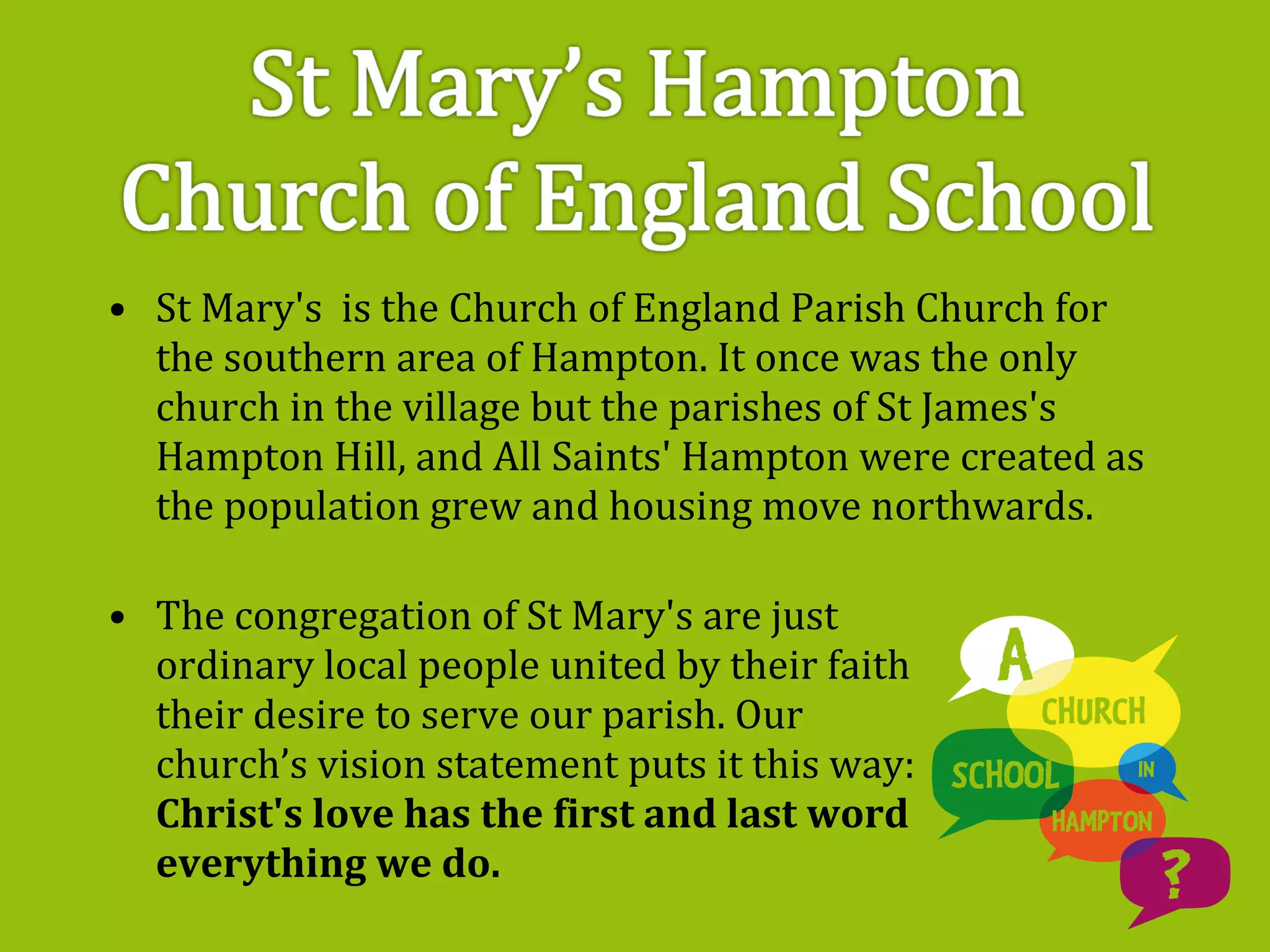 Background for CofE Primary School | PPT