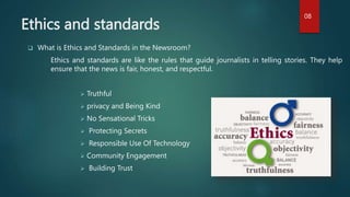a presentation about newspapers newsroom | PPT