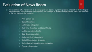 a presentation about newspapers newsroom | PPT