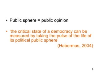News And The Public Sphere | PPT