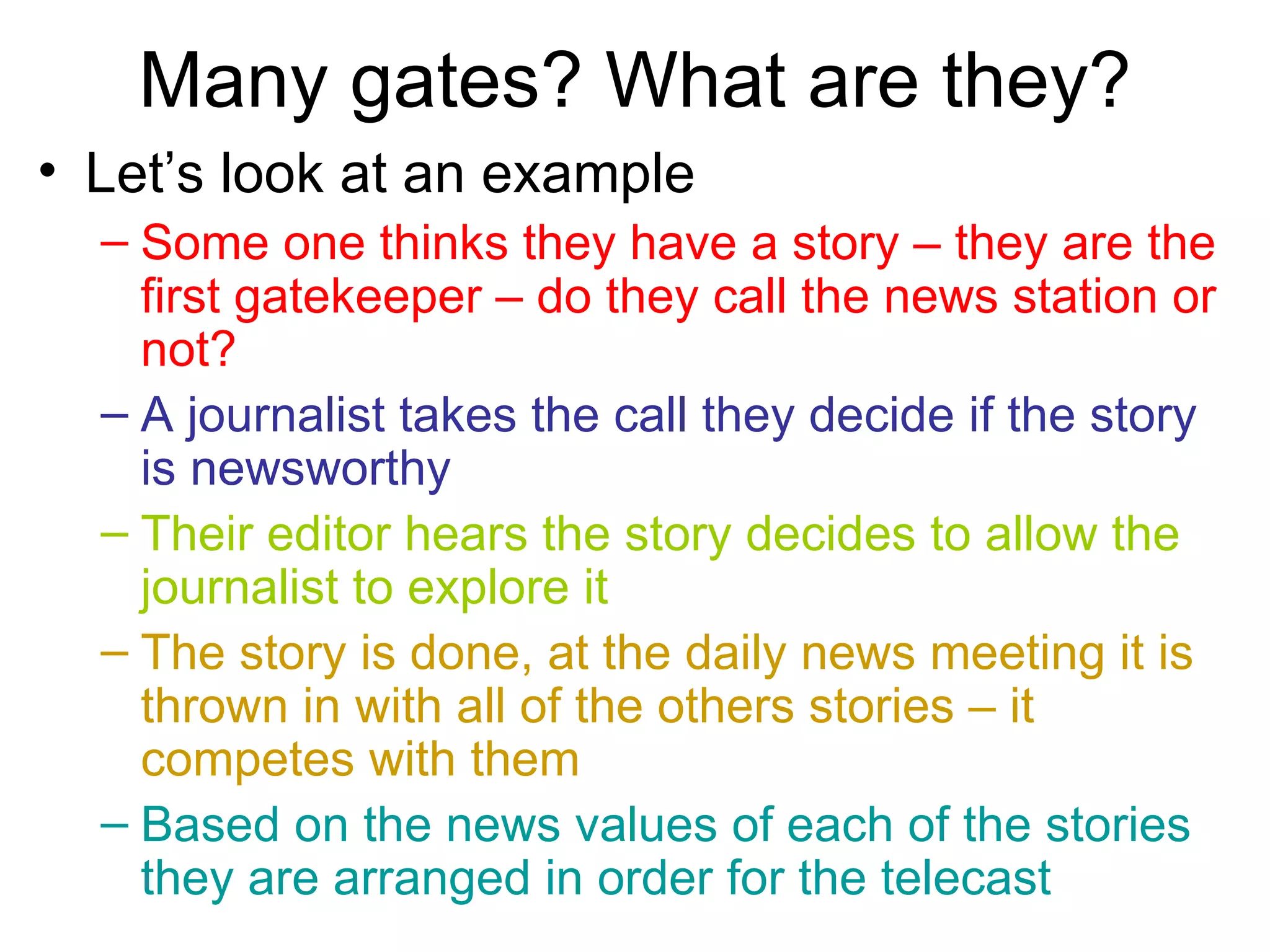 News Gatekeeping | PPT