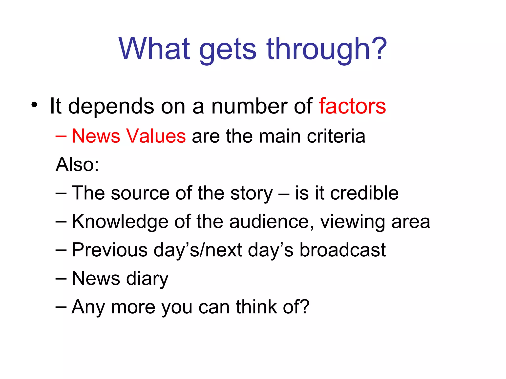 News Gatekeeping | PPT
