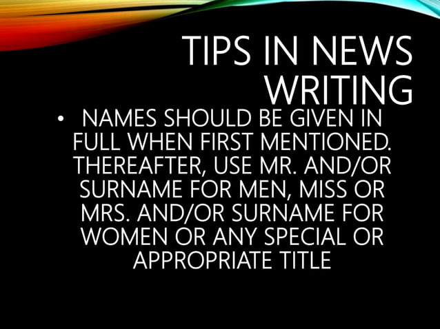 NEWS-WRITING.ppt