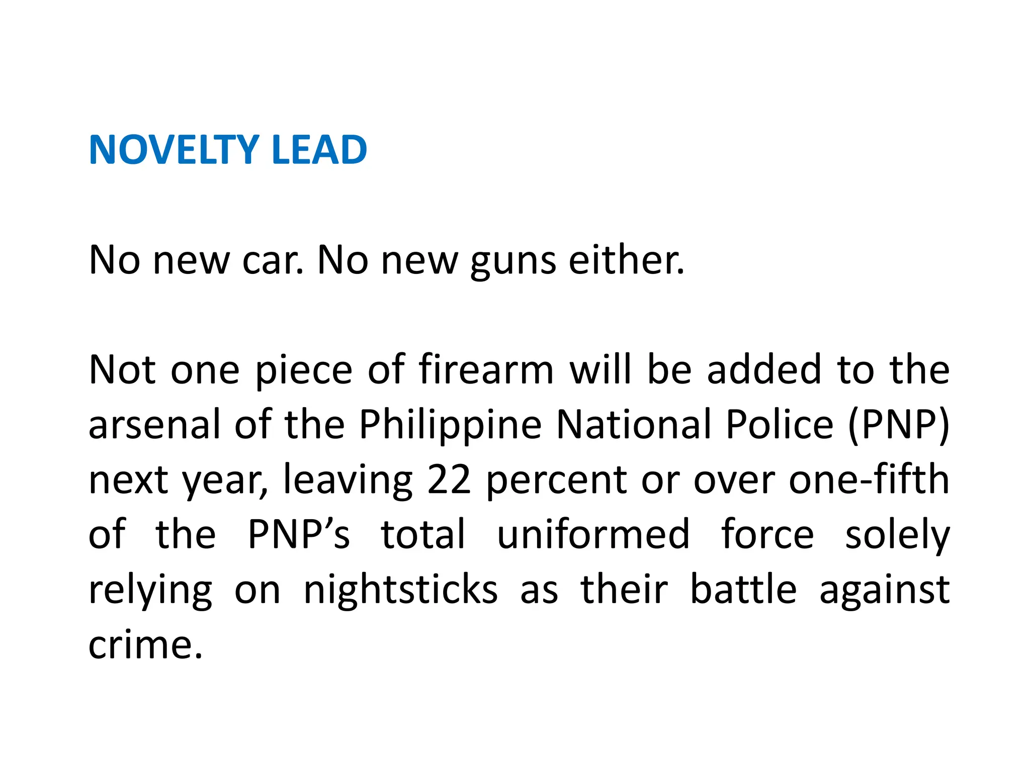 News-Writing_Examples-of-Lead in News Writing | PPTX