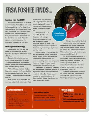 March 2012 FRG Newsletter | PDF