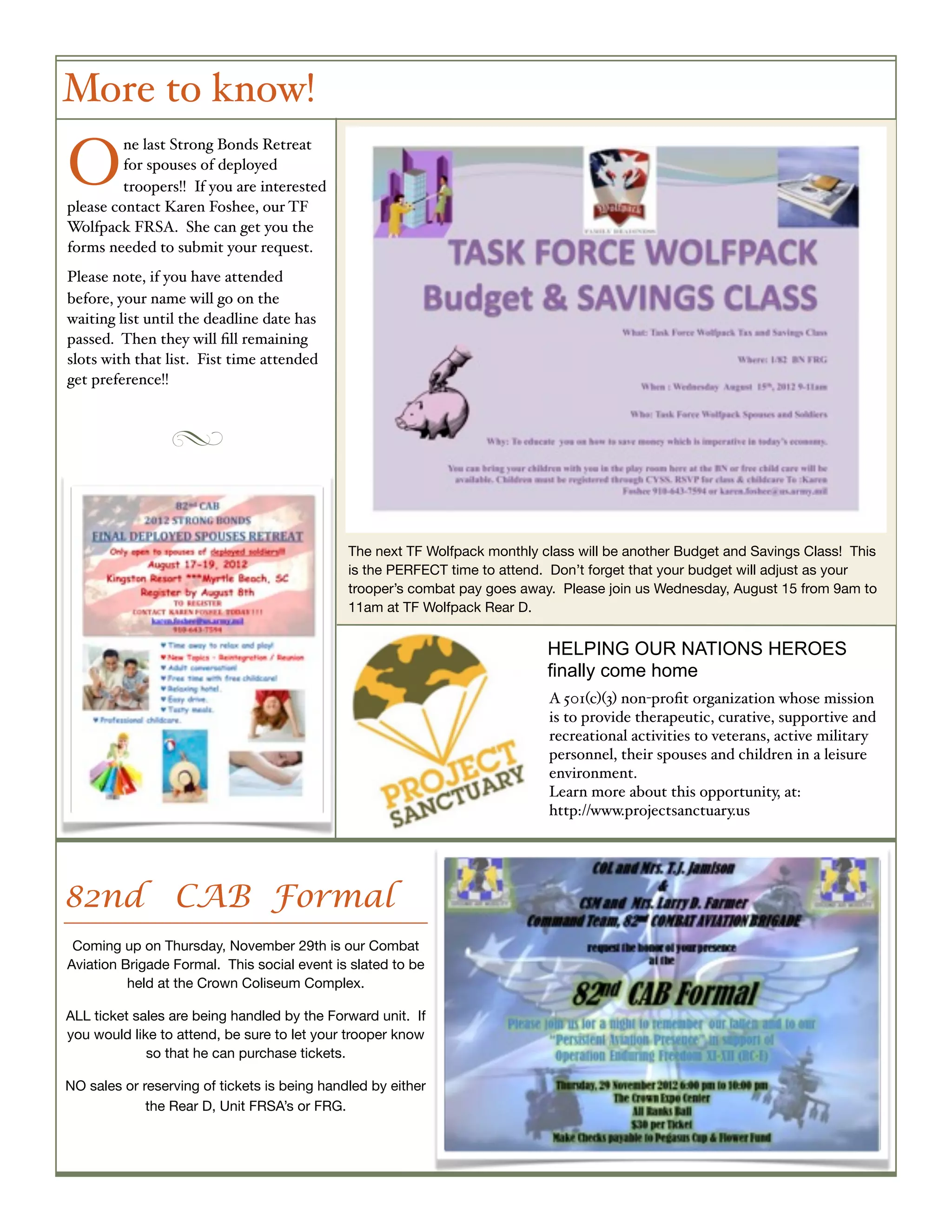 TF Wolfpack FRG Newsletter 8-1-12 | PDF