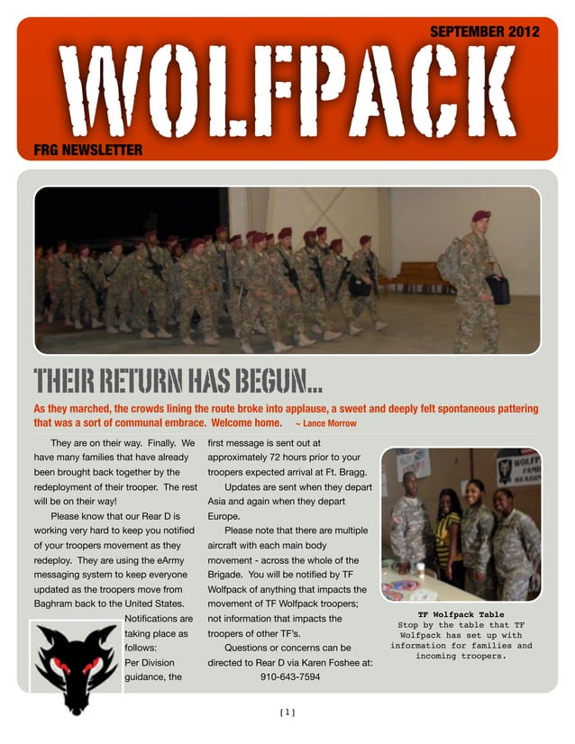 TF Wolfpack FRG Newsletter of 9-2-12 | PDF