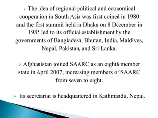 SAARC | PPT