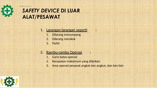 NEW SAFETY DEVICE Pada Perangkat Keselamatan Kerja | PPTX
