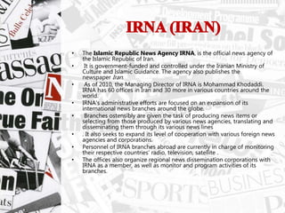 News agencies | PPTX