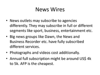 News agencies (1) | PPTX