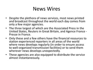 News agencies (1) | PPTX