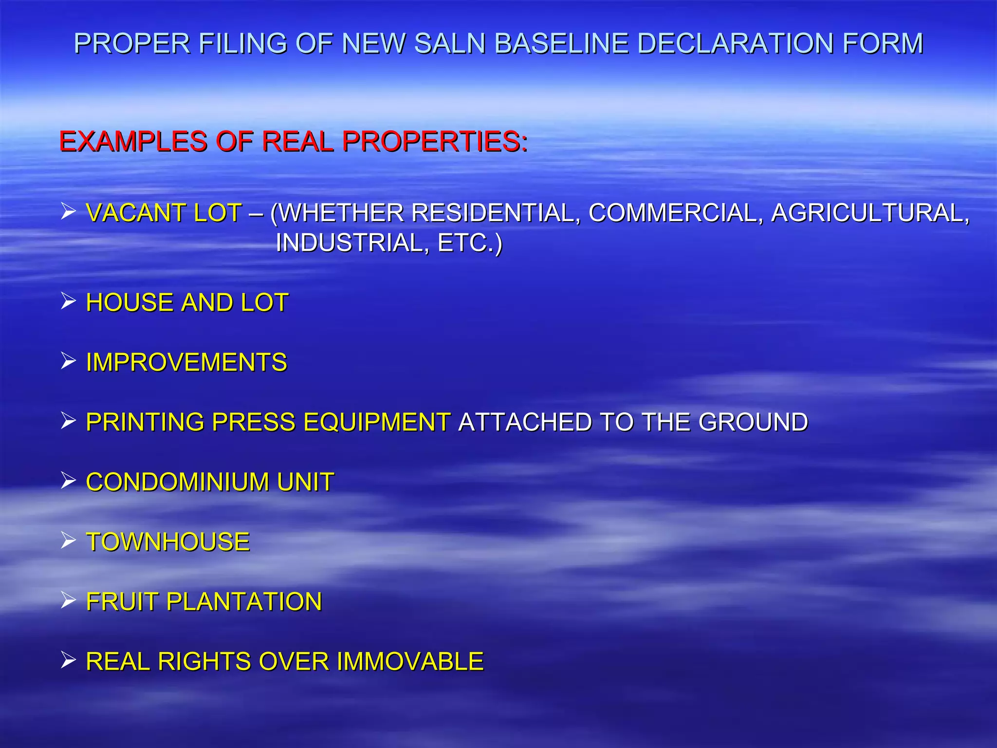 New saln presentation | PPT