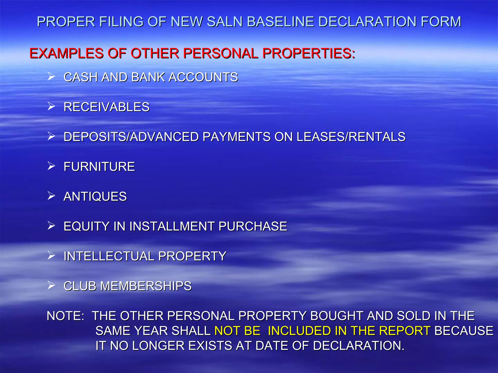 New saln presentation | PPT