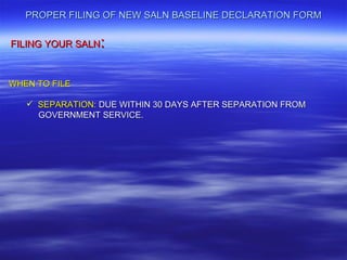 New saln presentation | PPT